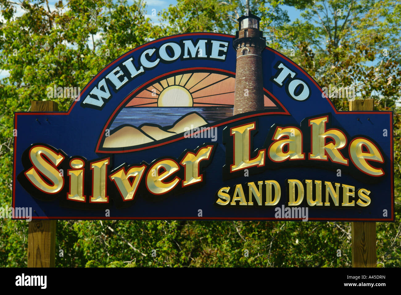 AJD57613, Mears, MI, Michigan, Welcome to Silver Lake Sand Dunes State ...