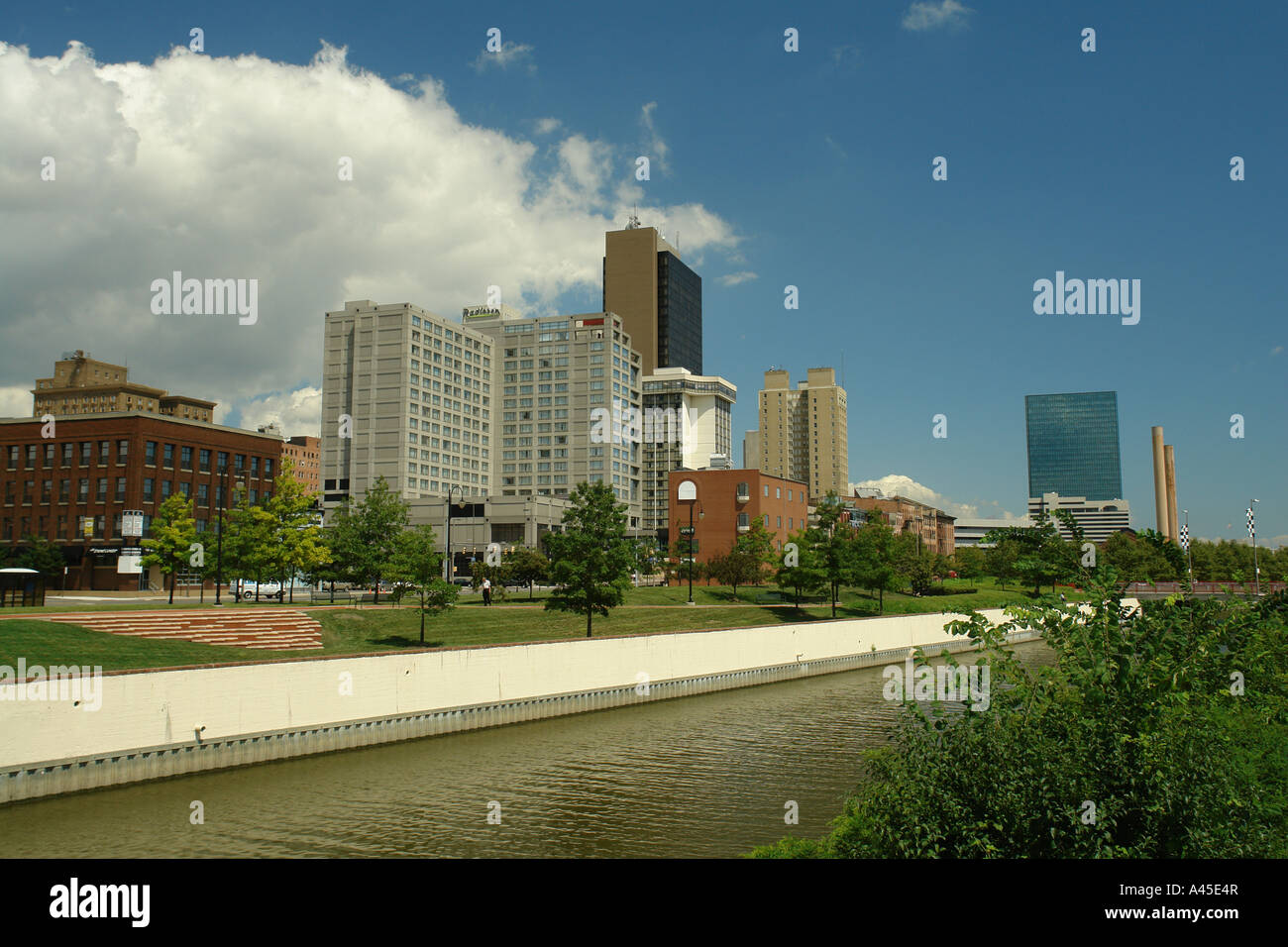 AJD57705, Toledo, OH, Ohio, Downtown Skyline, Maumee River Stock Photo ...