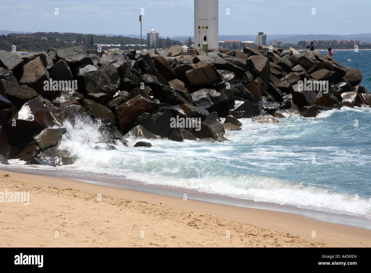 point cartwright beach summer Stock Photo - Alamy