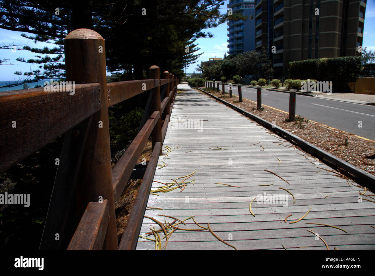point cartwright boardwalk summer Stock Photo - Alamy
