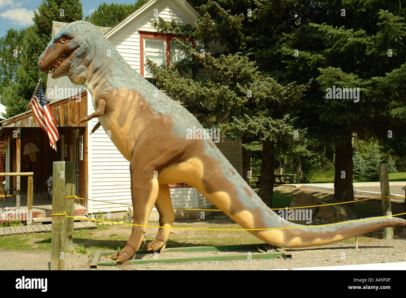 AJD56839, Choteau, MT, Montana, Old Trail Museum Stock Photo - Alamy