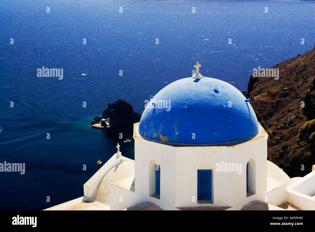 Church Santorini Greece Stock Photo - Alamy