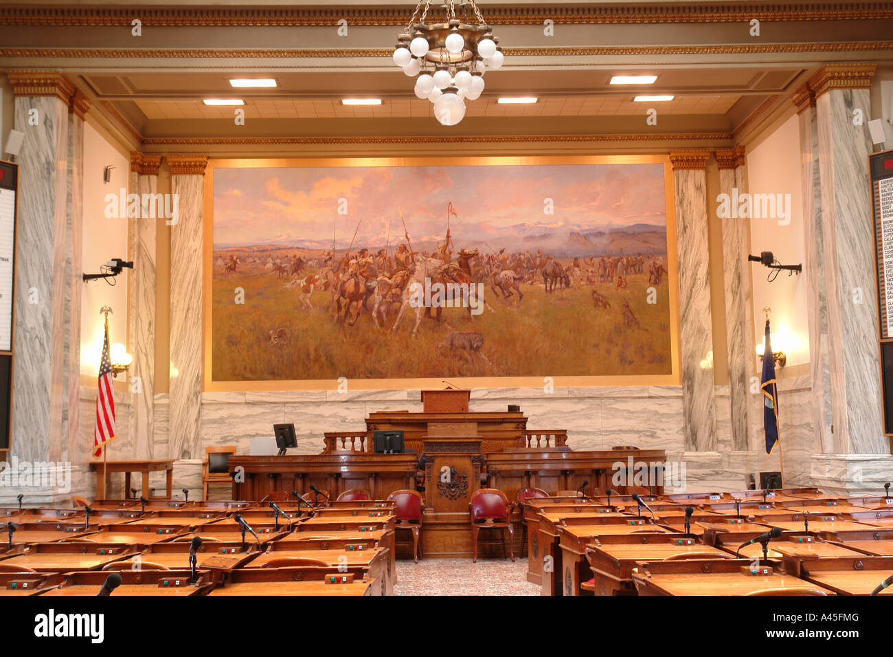 AJD56944, Helena, MT, Montana, State Capitol, House of Representatives ...