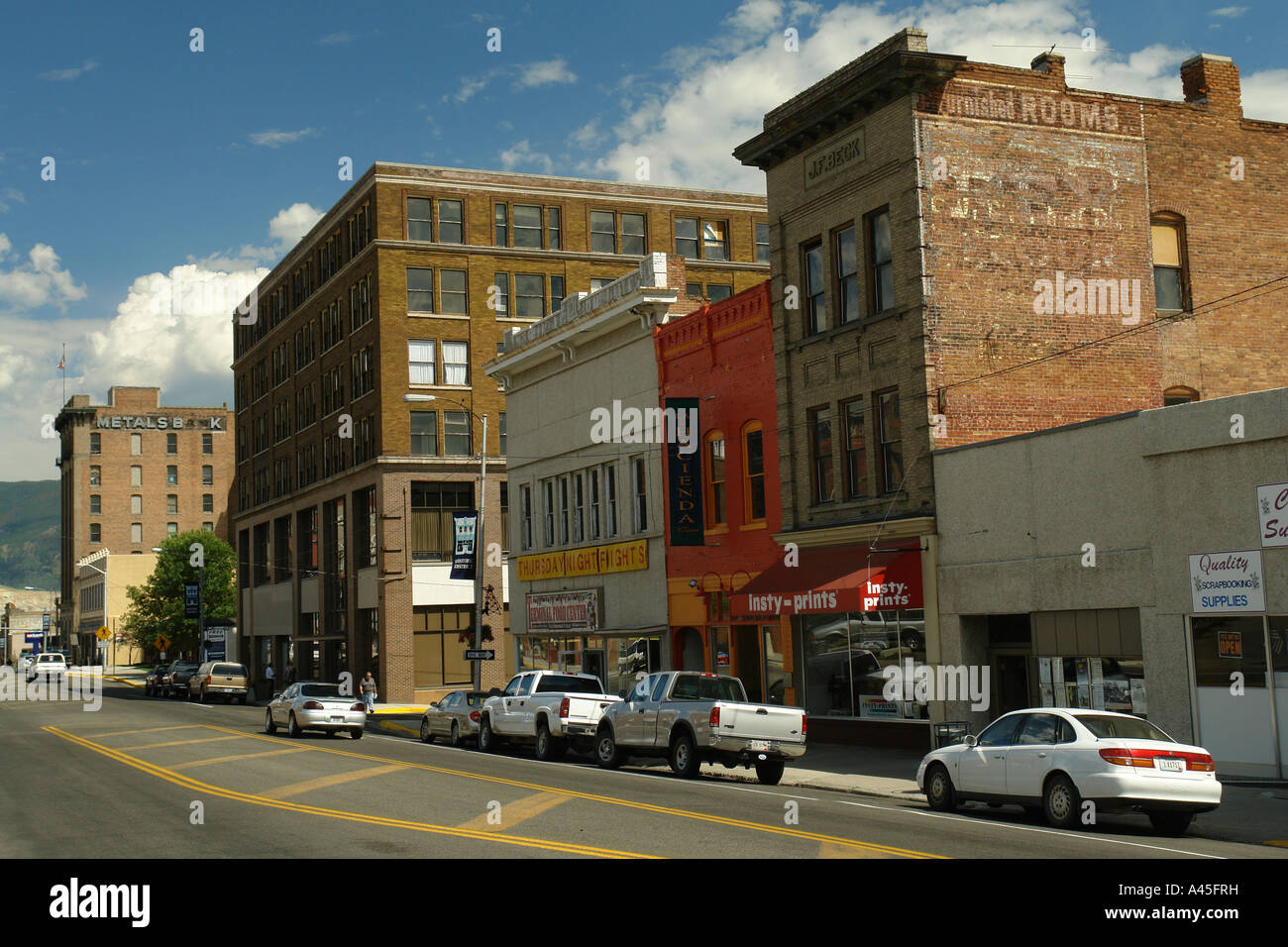 AJD56965, Butte, MT, Montana, downtown Stock Photo - Alamy