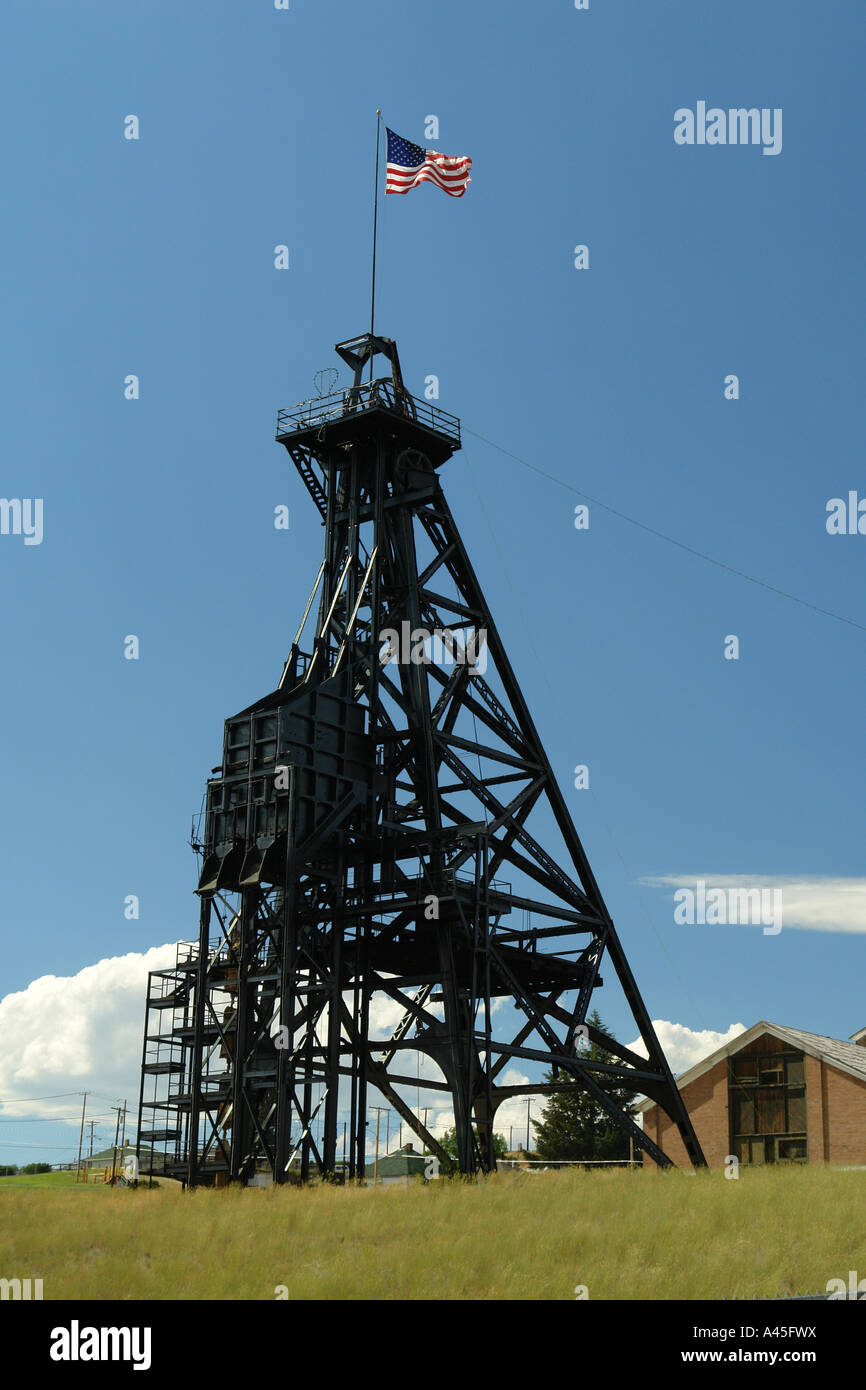 Butte headframe hi-res stock photography and images - Alamy
