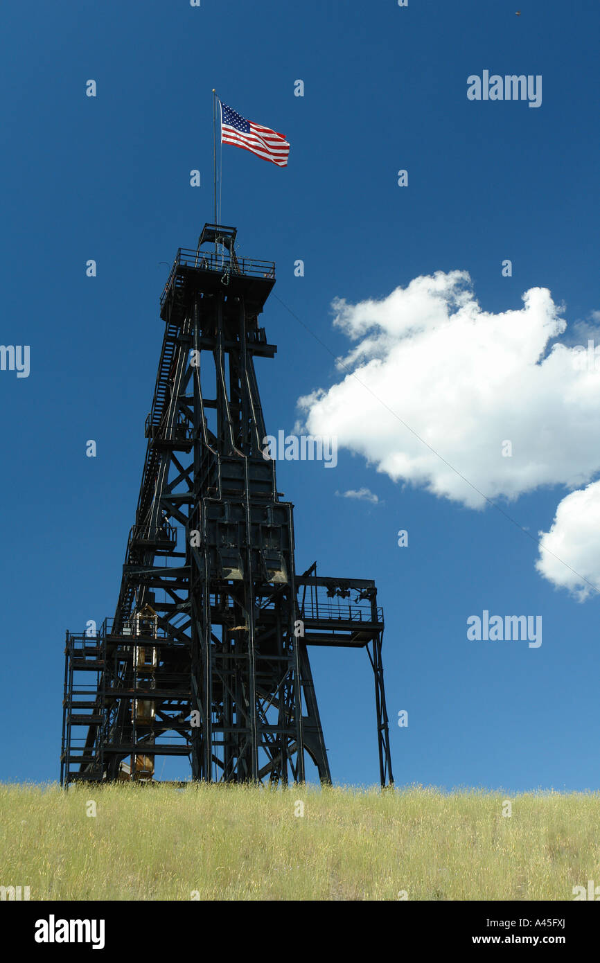 AJD56985, Butte, MT, Montana, Berkeley Pit, old open pit mine, mine ...