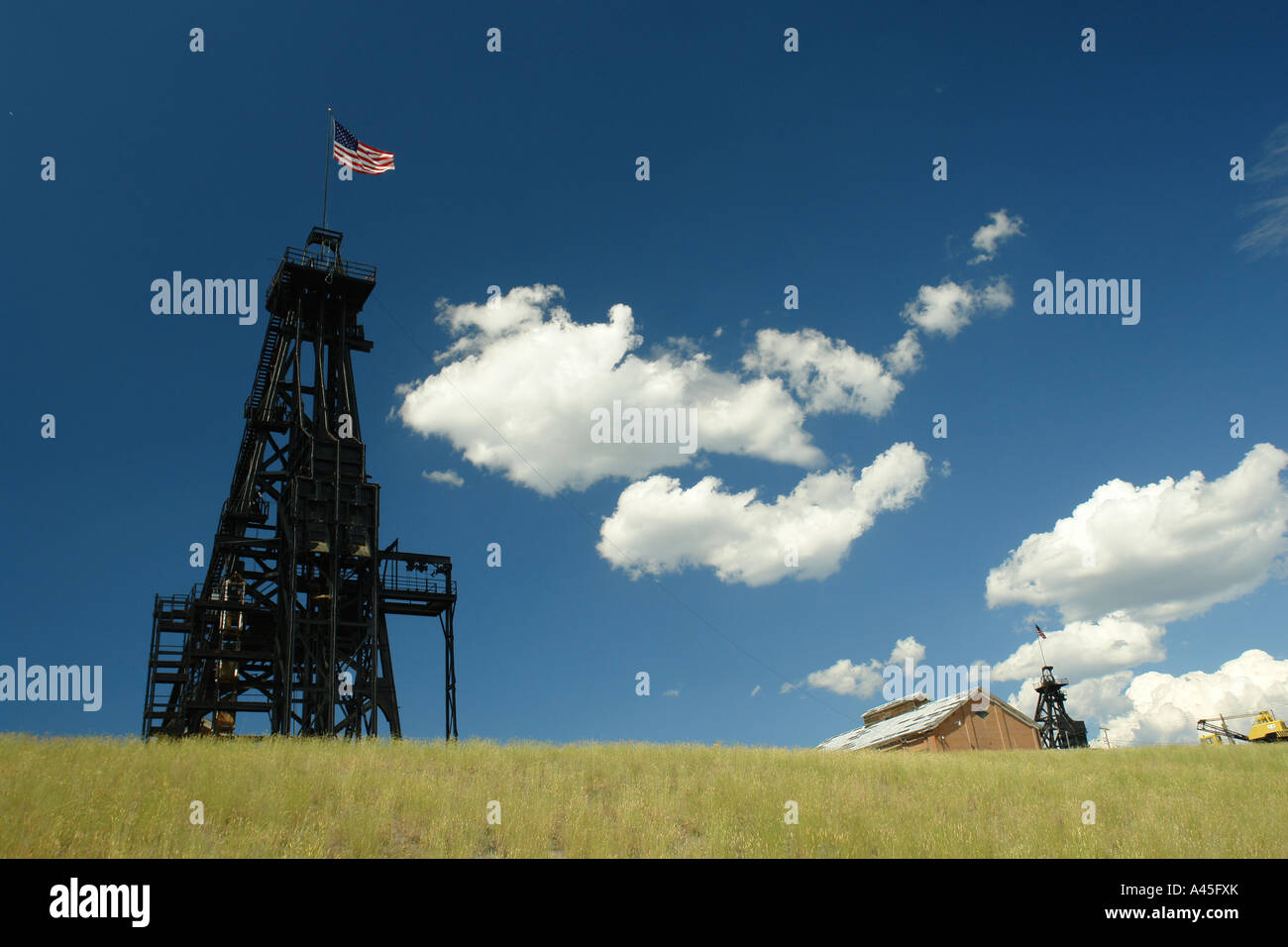 AJD56986, Butte, MT, Montana, Berkeley Pit, old open pit mine, mine ...