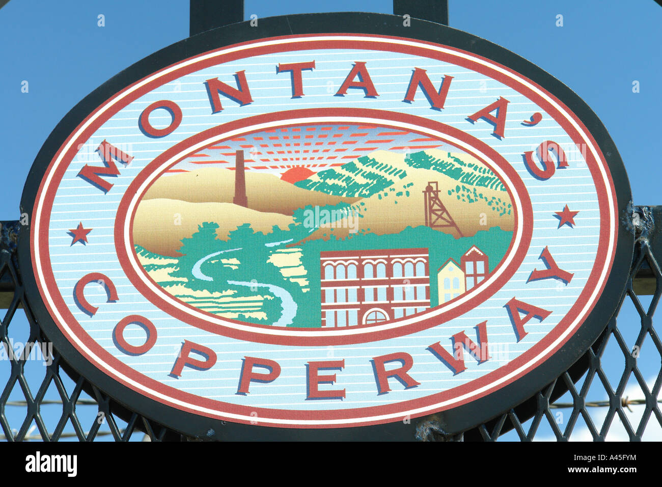 AJD56995, Butte, MT, Montana, Montana's Copperway, Anselmo Mine Yard ...