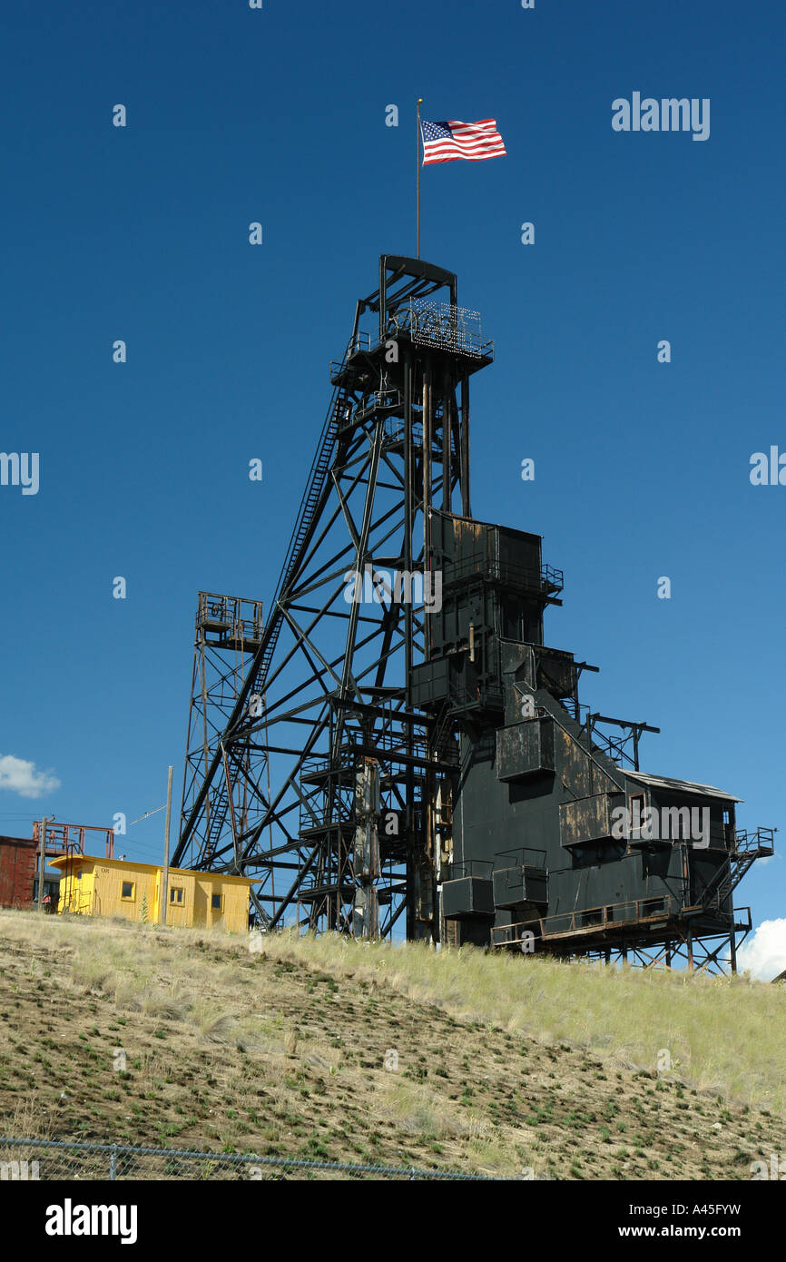 AJD56998, Butte, MT, Montana, Montana's Copperway, Anselmo Mine Yard ...