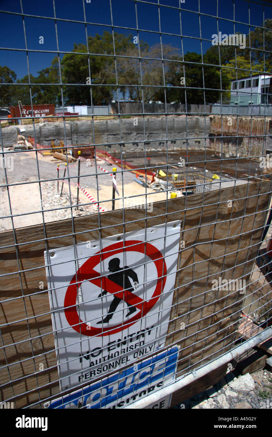 Building constrution work site safety development Stock Photo - Alamy