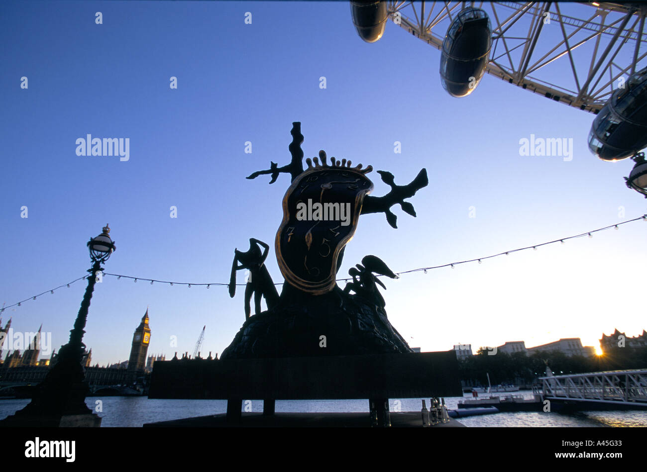 the nobility of time sculpture by spanish surrealist salvador dali ...