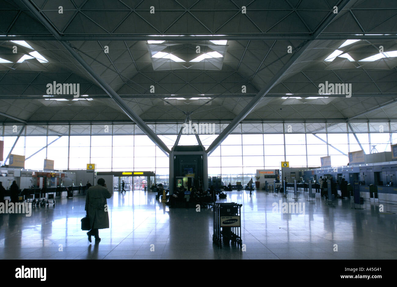 stanstead airport inside terminal building 2000 2000 Stock Photo - Alamy