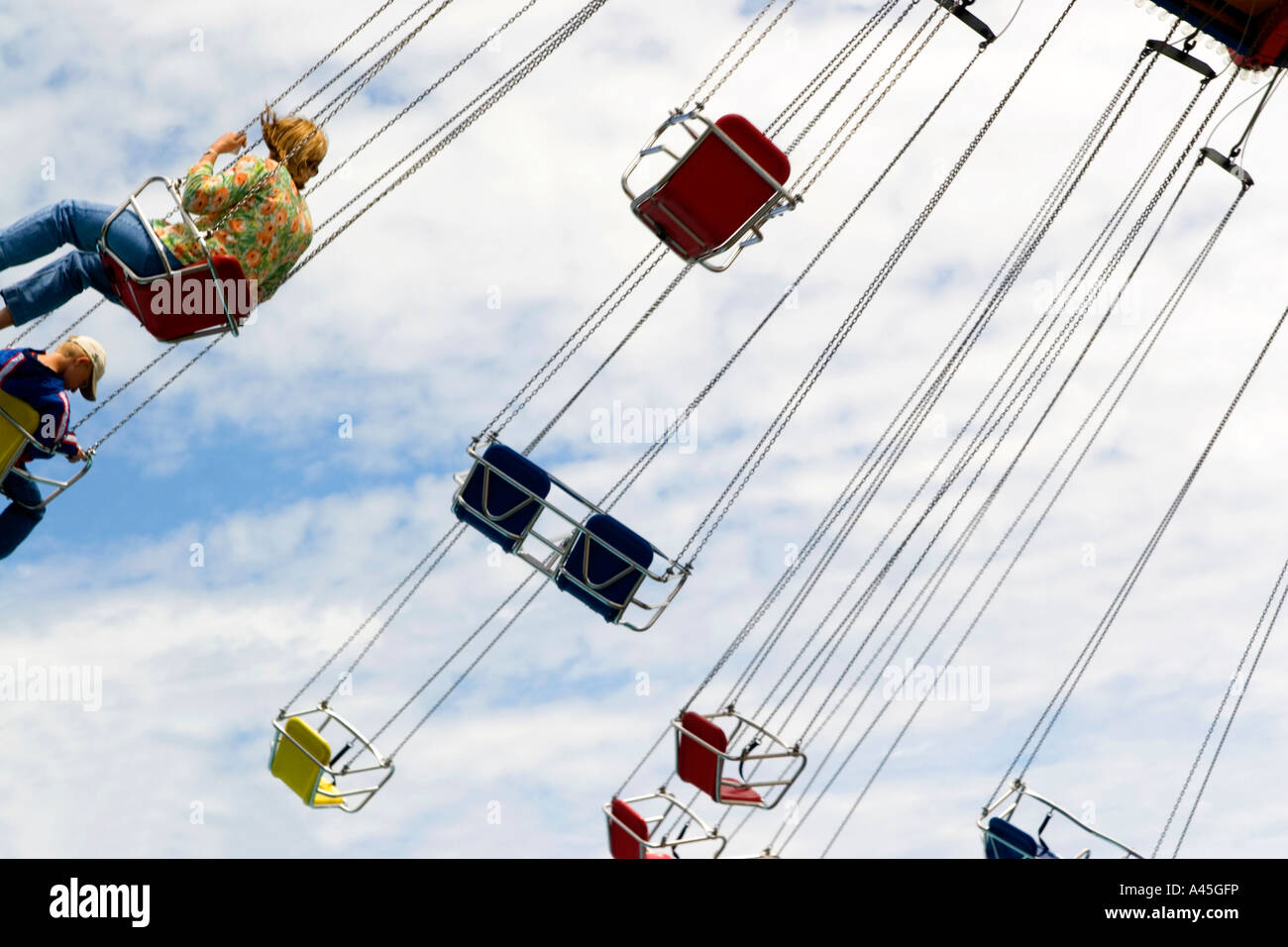 Swings in Motion Stock Photo - Alamy