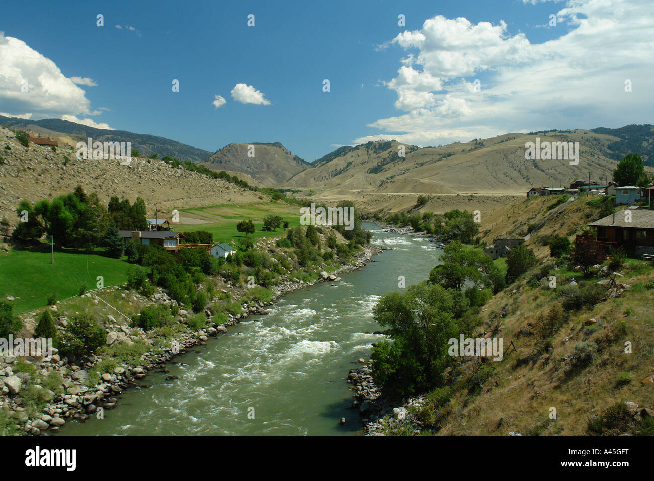 AJD57087, Gardiner, MT, Montana, Yellowstone River, Yellowstone ...