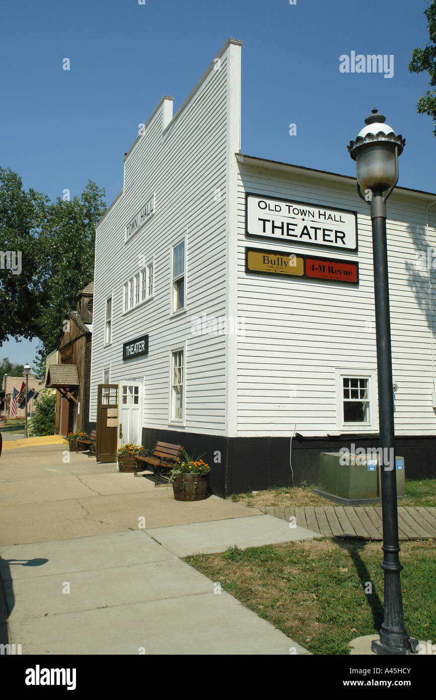 AJD57266, Medora, ND, North Dakota, Historic Medora, downtown, Old Town ...