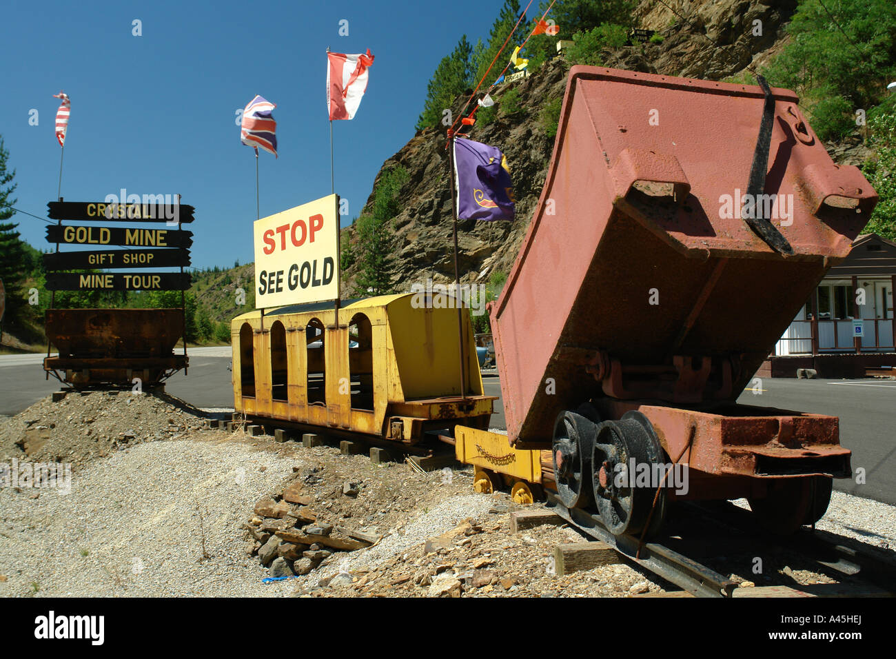 AJD56281, Kellogg, ID, Idaho, Silver Valley, Crystal Gold Mine Stock ...