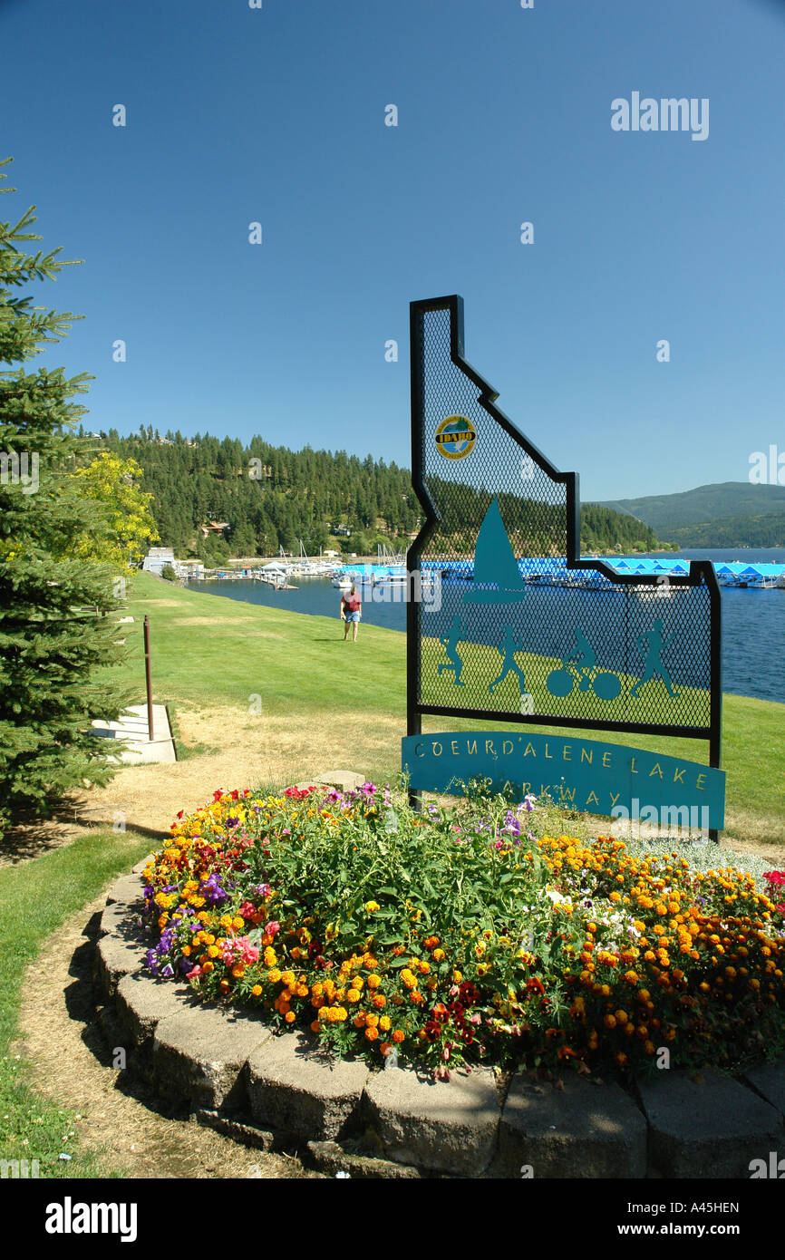 AJD56284, Coeur D' Alene , ID, Idaho, Coeur D' Alene Resort, Lake Coeur ...