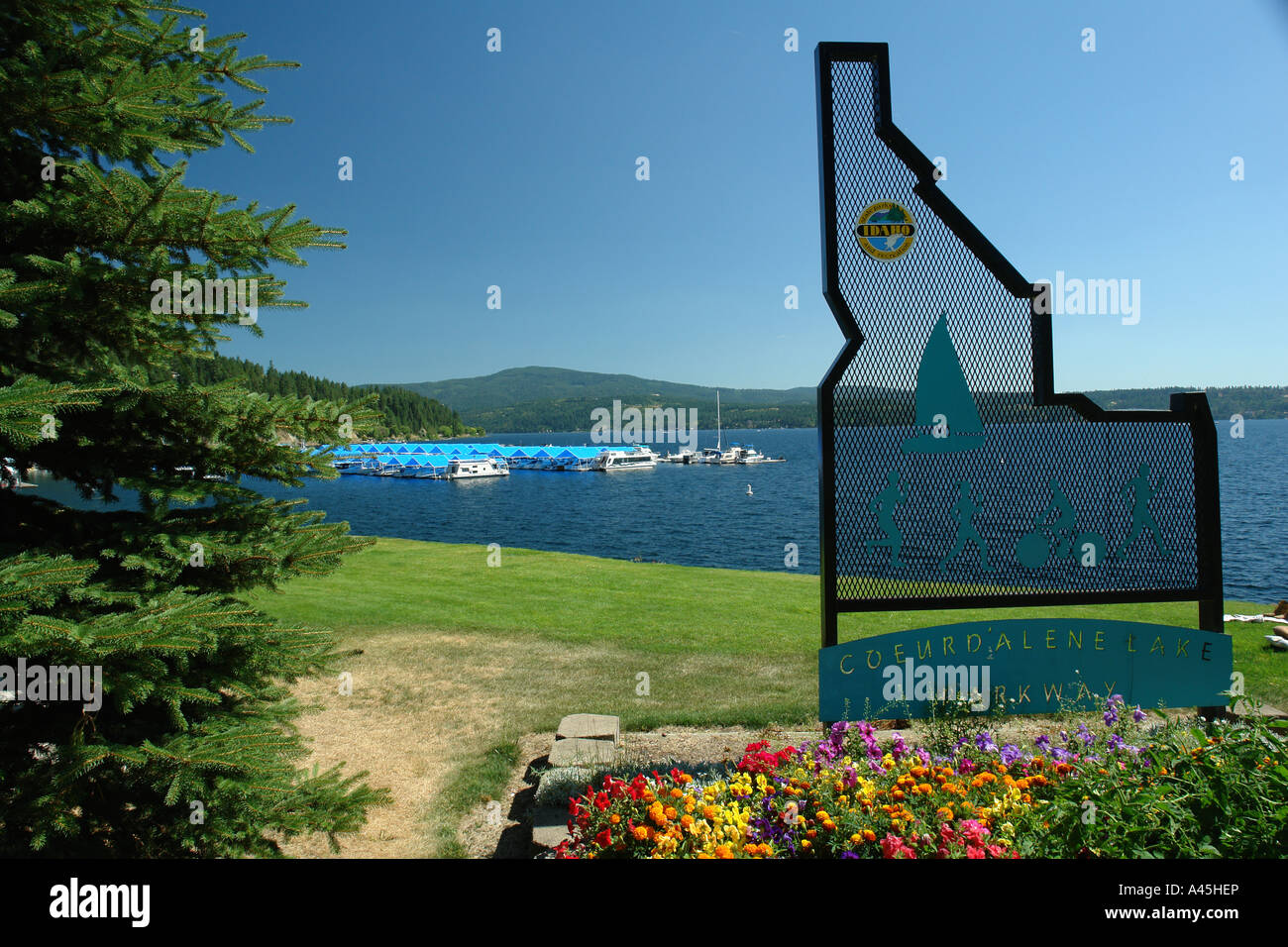 AJD56285, Coeur D' Alene , ID, Idaho, Coeur D' Alene Resort, Lake Coeur ...