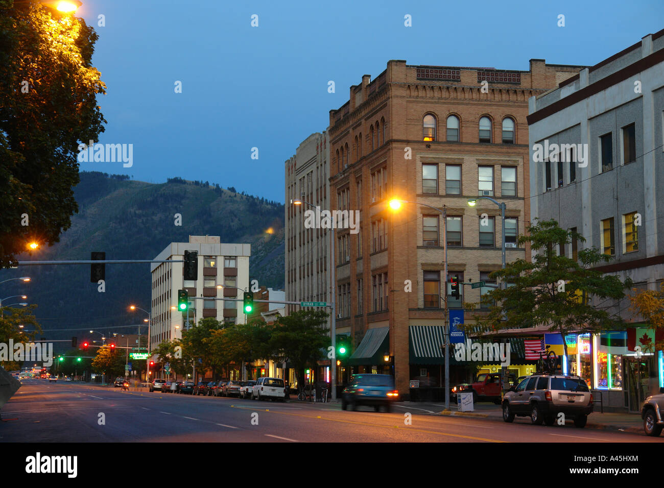 Missoula Montana Night