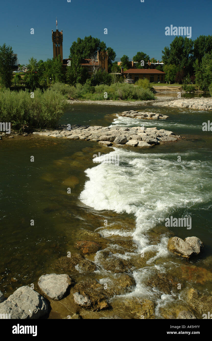 AJD56421, Missoula, MT, Montana, Clark Fork River Stock Photo - Alamy