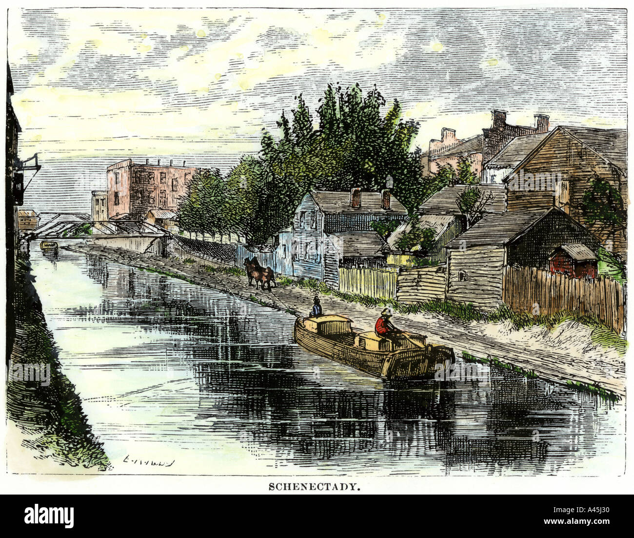 Horse drawn canal boat hi-res stock photography and images - Alamy