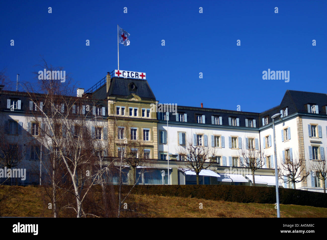 Internation Red Cross and Red Crescent Geneva Switzerland Stock Photo ...