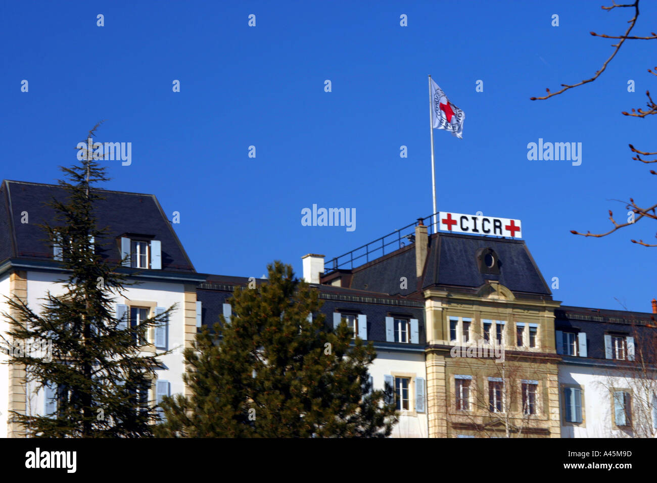 Internation Red Cross and Red Crescent Geneva Switzerland Stock Photo ...