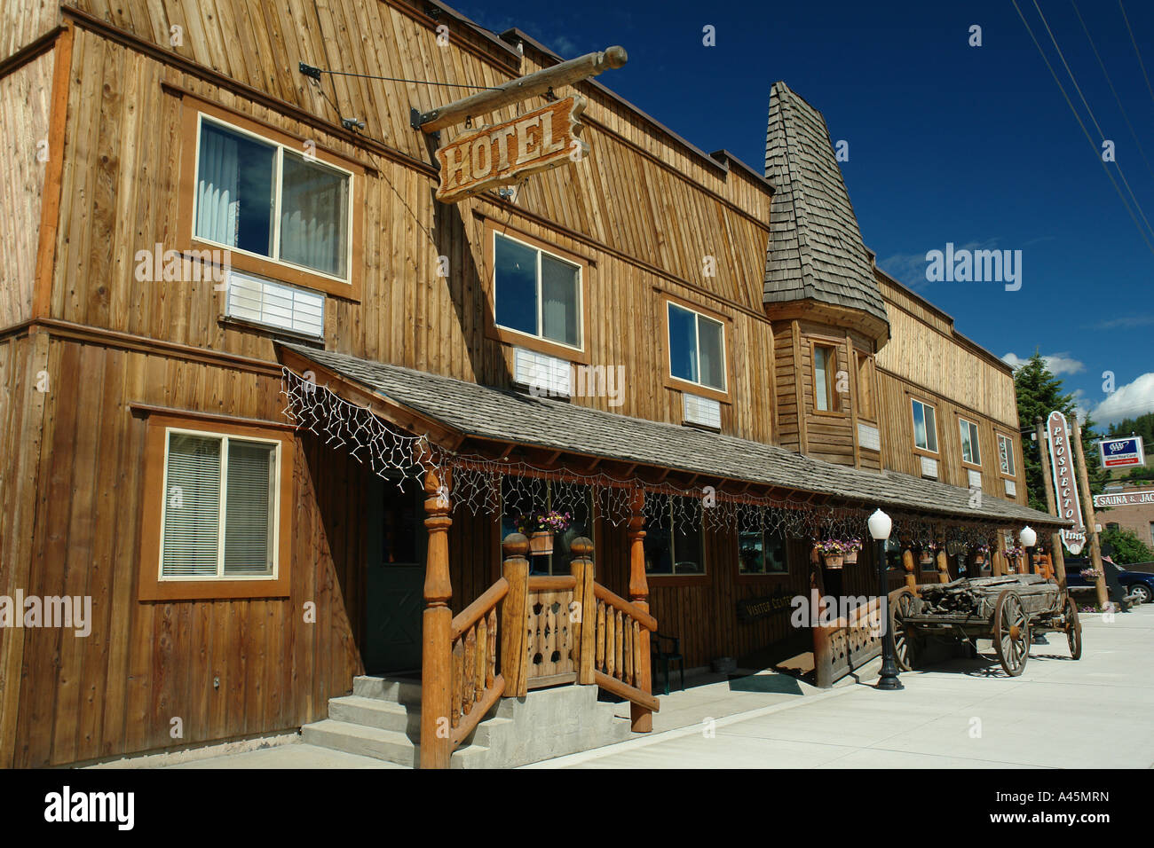 AJD55837, Republic, WA, Washington, downtown Stock Photo - Alamy