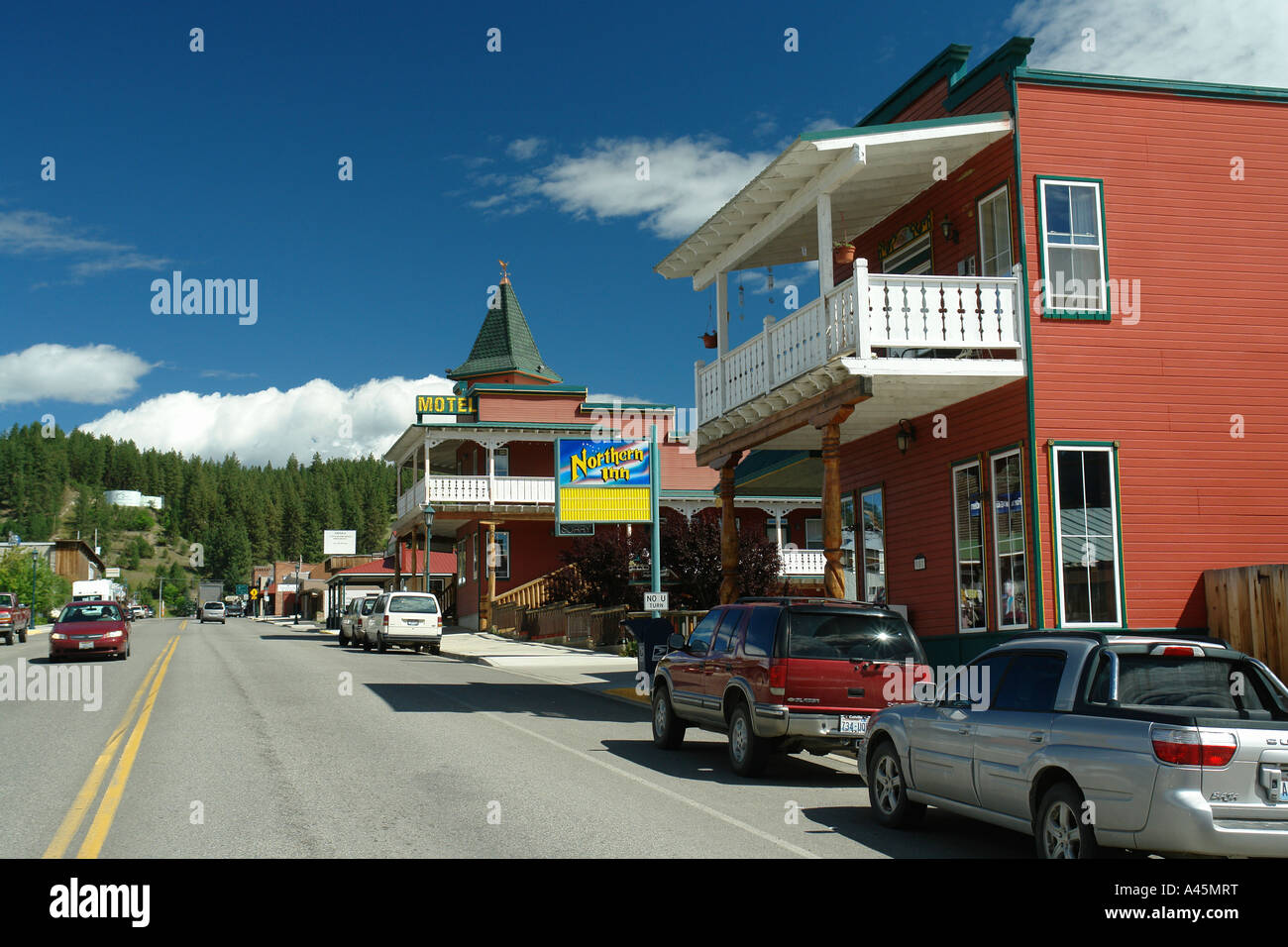 AJD55840, Republic, WA, Washington, downtown Stock Photo - Alamy