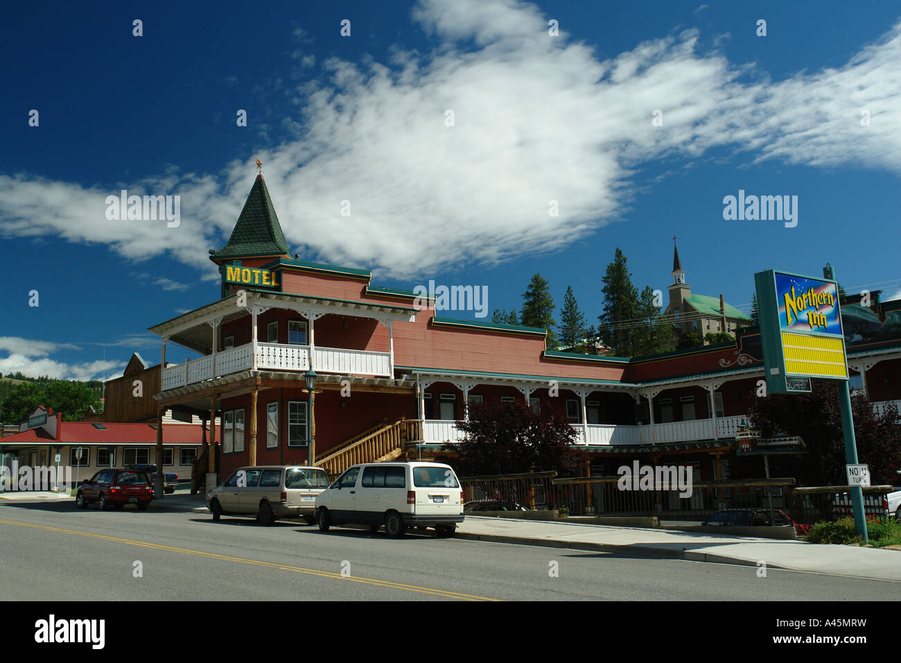 AJD55841, Republic, WA, Washington, downtown Stock Photo - Alamy