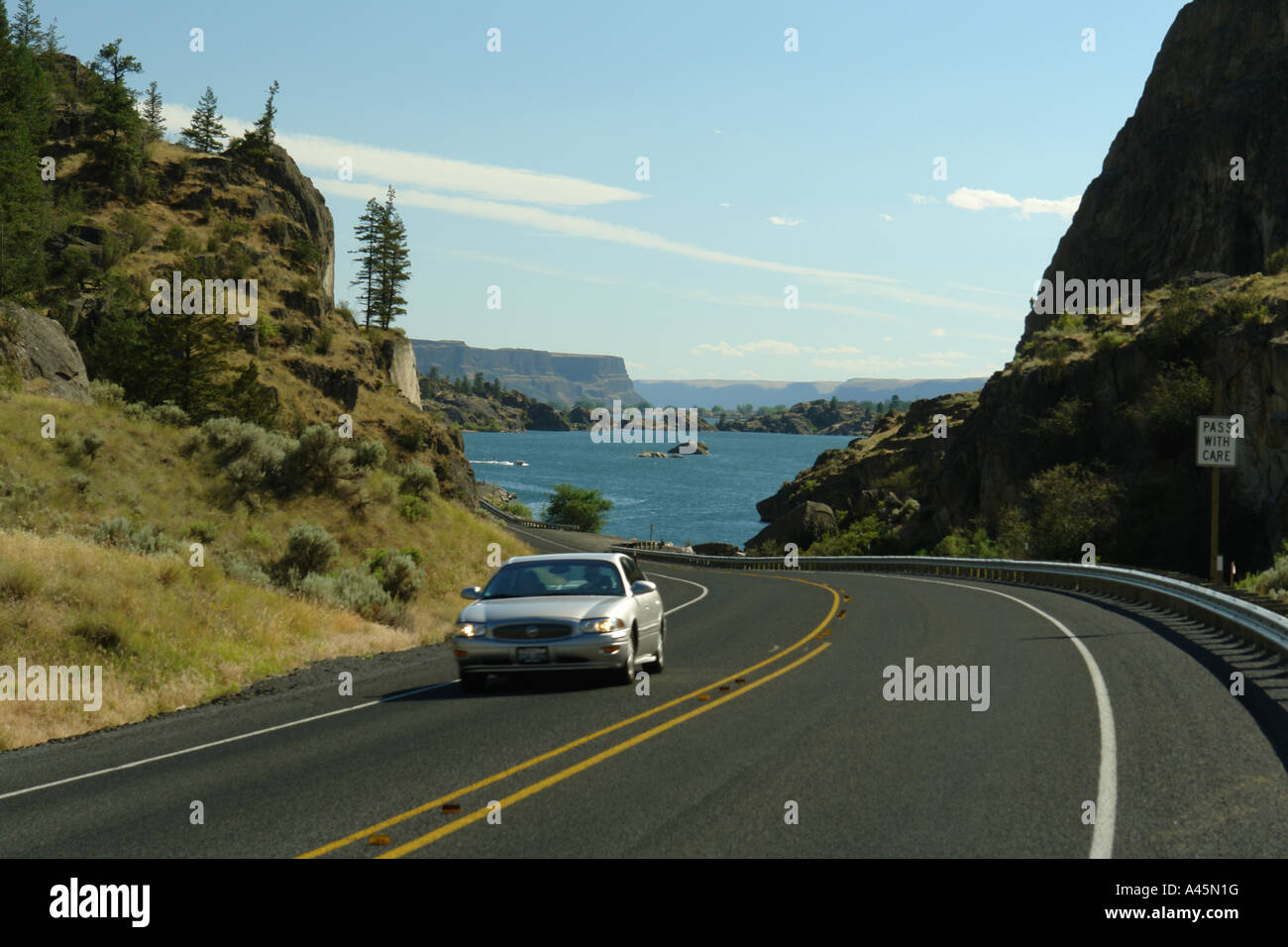 AJD55893, Grand Coulee Valley, WA, Washington, Banks Lake, Route 155 ...