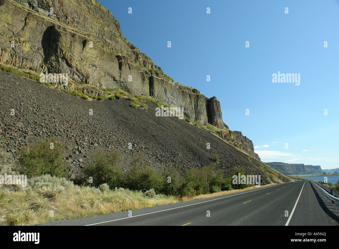 AJD55903, Grand Coulee Valley, WA, Washington, Banks Lake, Route 155 ...