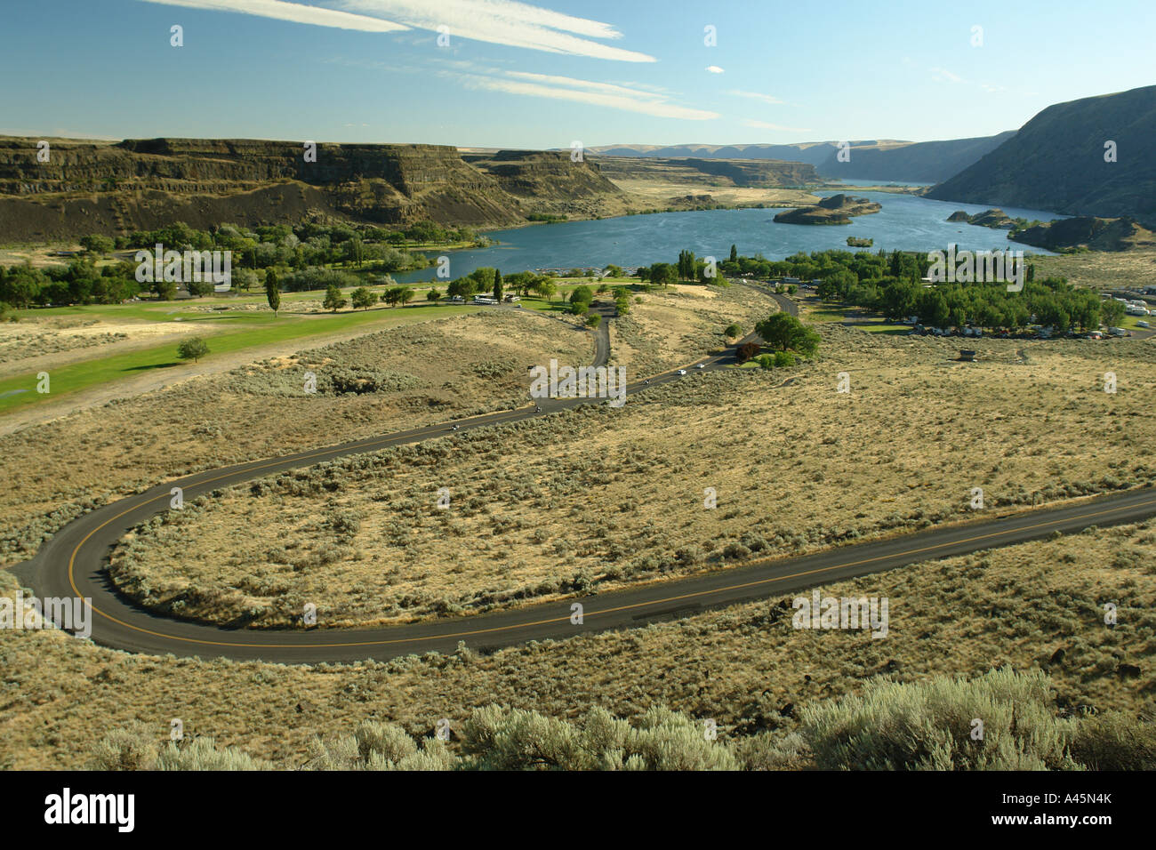 AJD55921, Coulee City, WA, Washington, Grand Coulee, Route 17, curvy ...