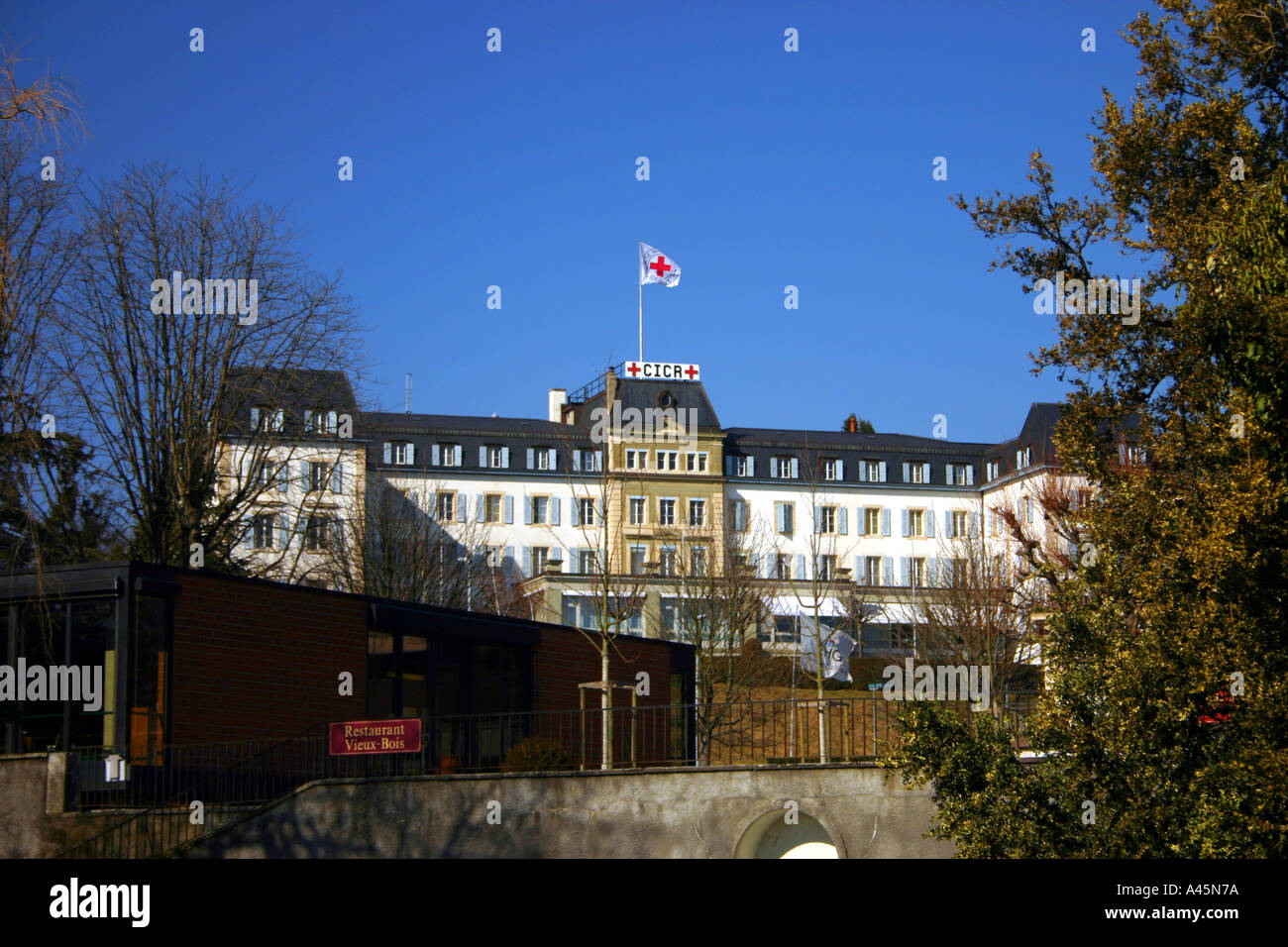Internation Red Cross and Red Crescent Geneva Switzerland Stock Photo ...