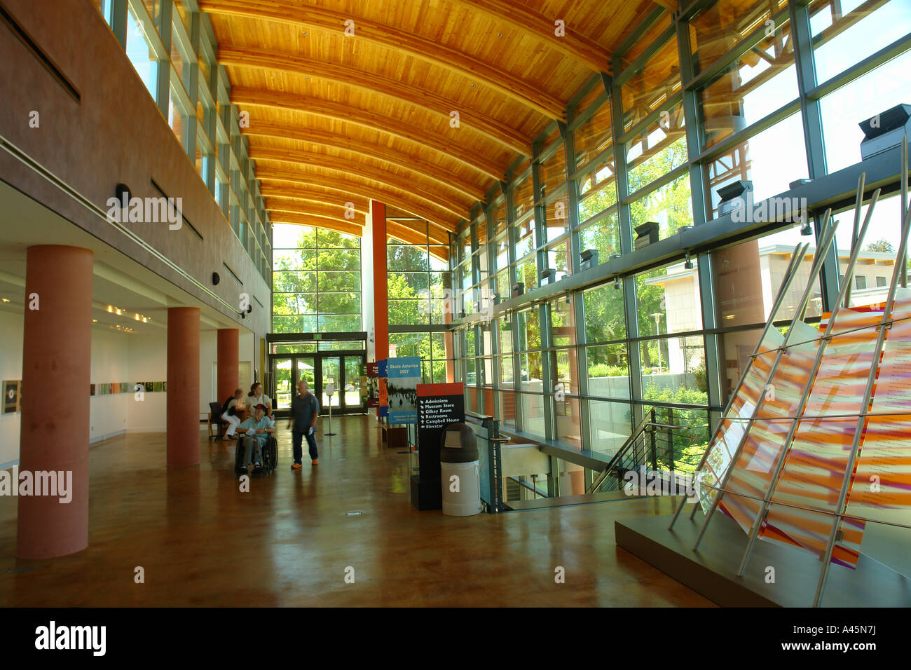 American west coast culture museum architecture hi-res stock ...