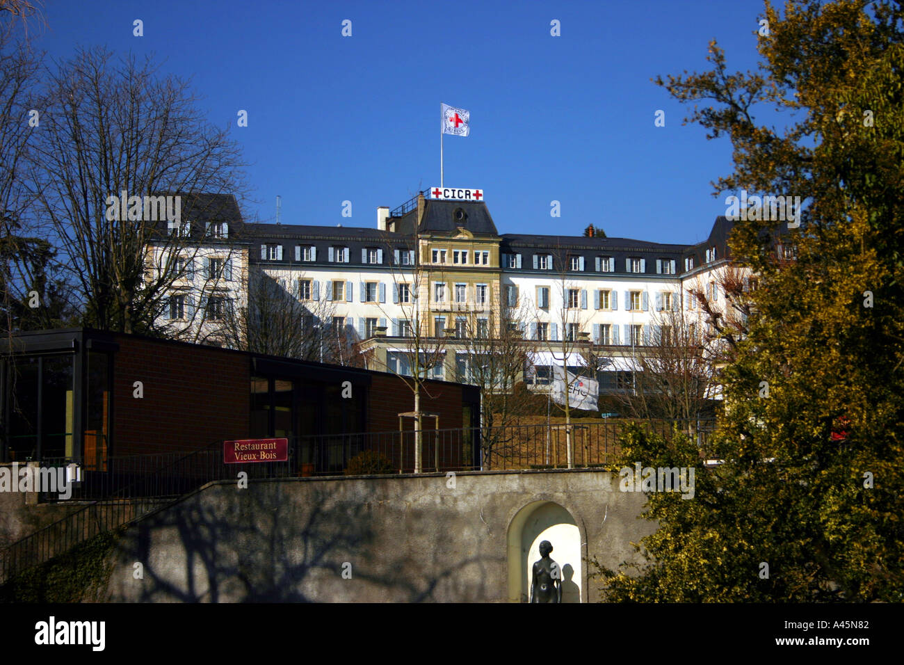 Internation Red Cross and Red Crescent Geneva Switzerland Stock Photo ...