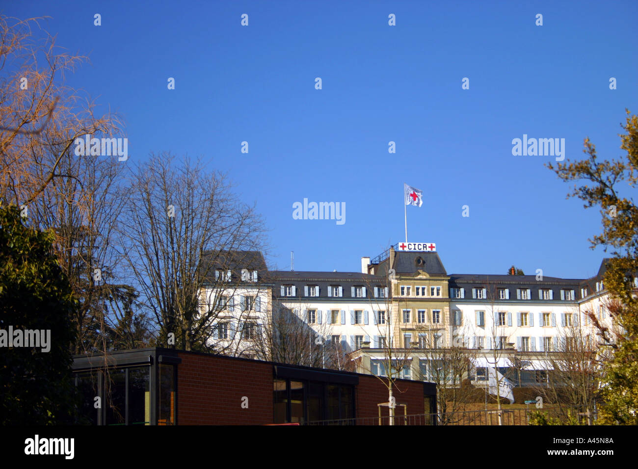 Internation Red Cross and Red Crescent Geneva Switzerland Stock Photo ...