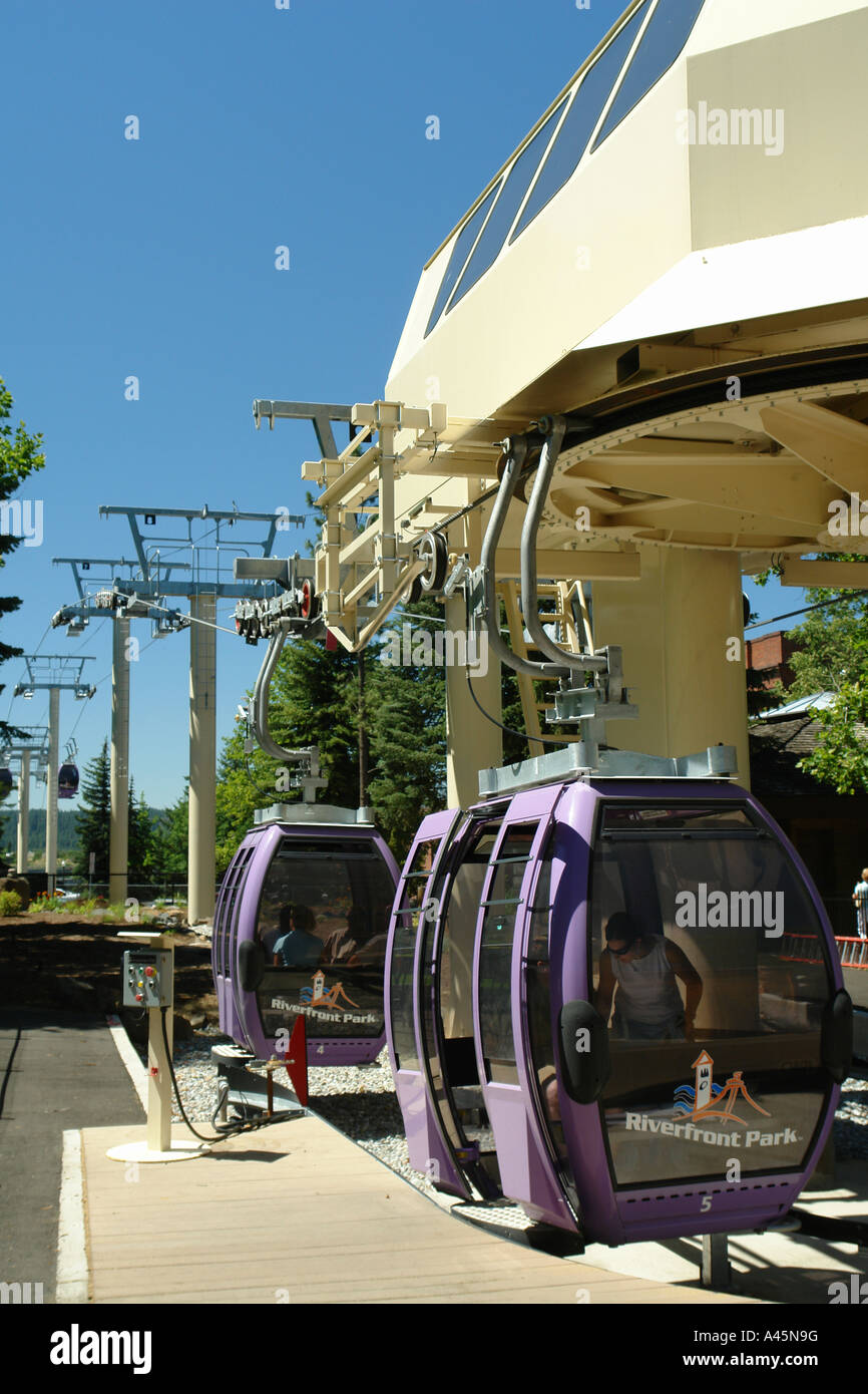 Spokane gondola hi-res stock photography and images - Alamy