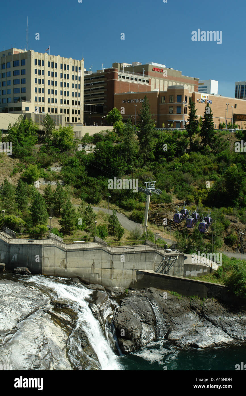 Waterfalls falls spokane river hi-res stock photography and images - Alamy