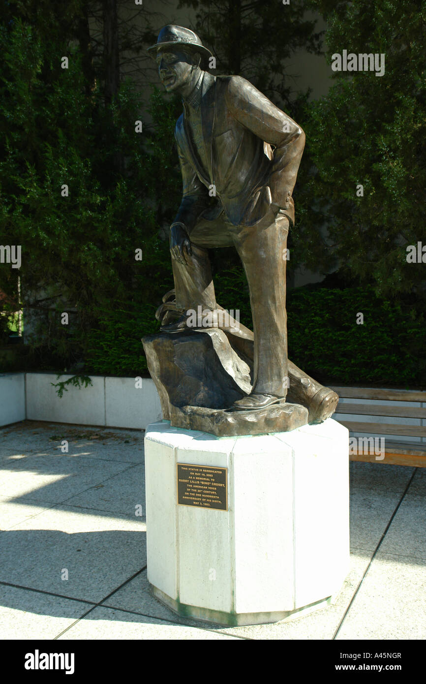 AJD56026, Spokane, WA, Washington, Gonzaga University, Statue of Harry ...