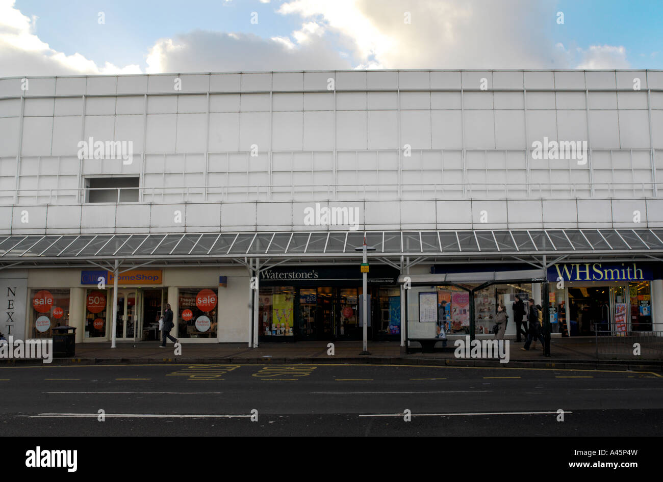 Shops Wimbledon Broadway London England Stock Photo - Alamy