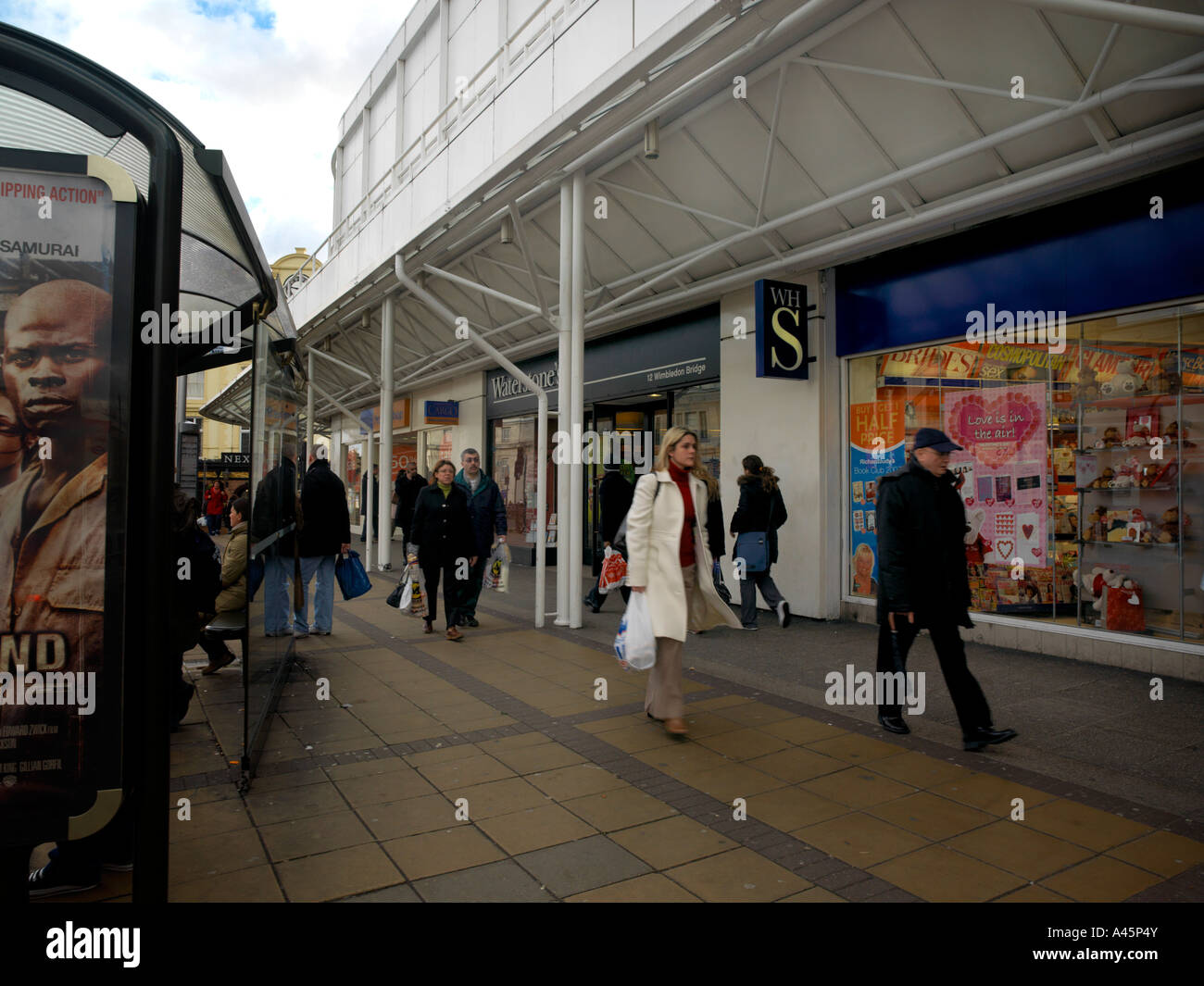 Shops Wimbledon Broadway London England Stock Photo - Alamy