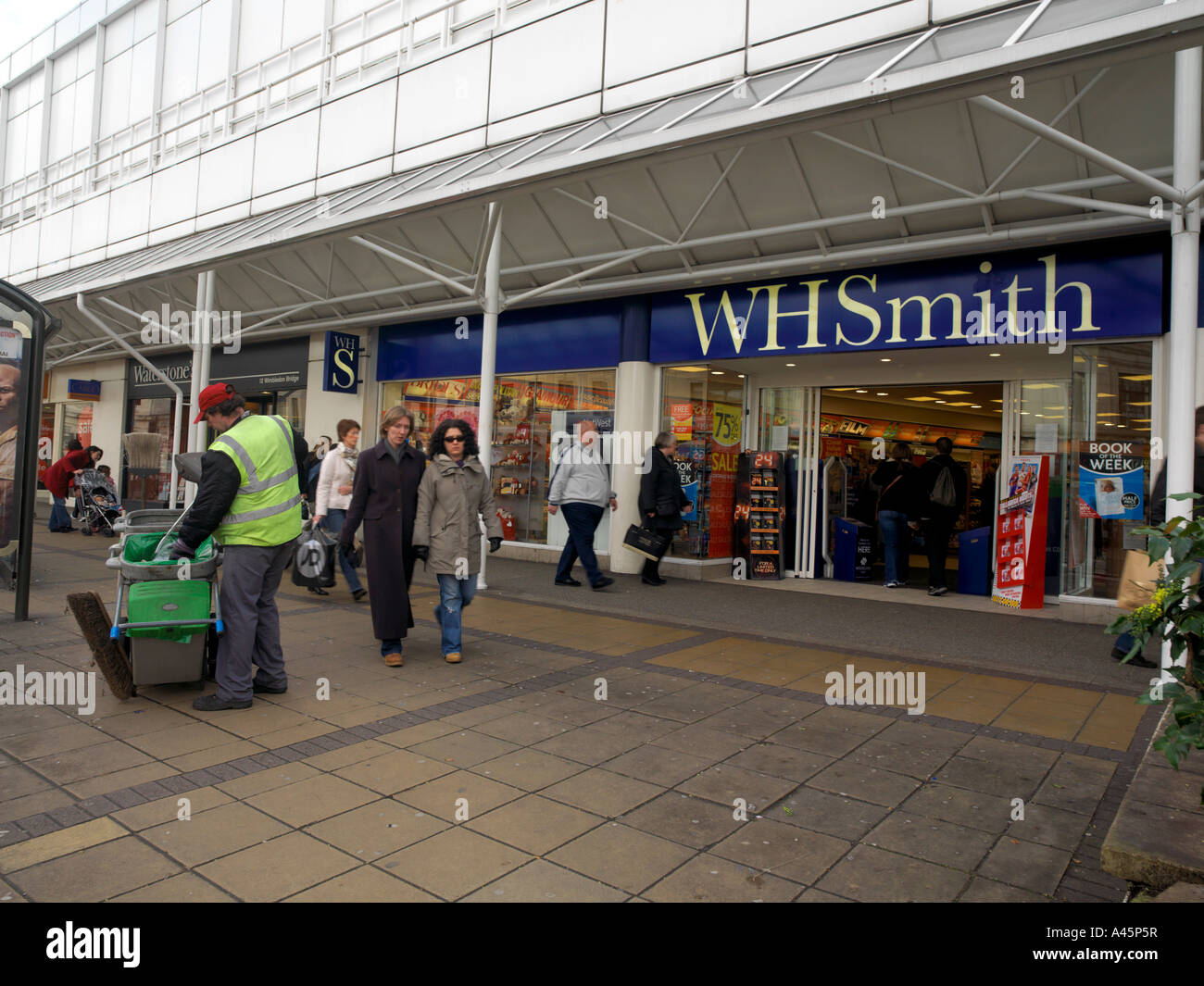 Shops Wimbledon Broadway London England Stock Photo - Alamy