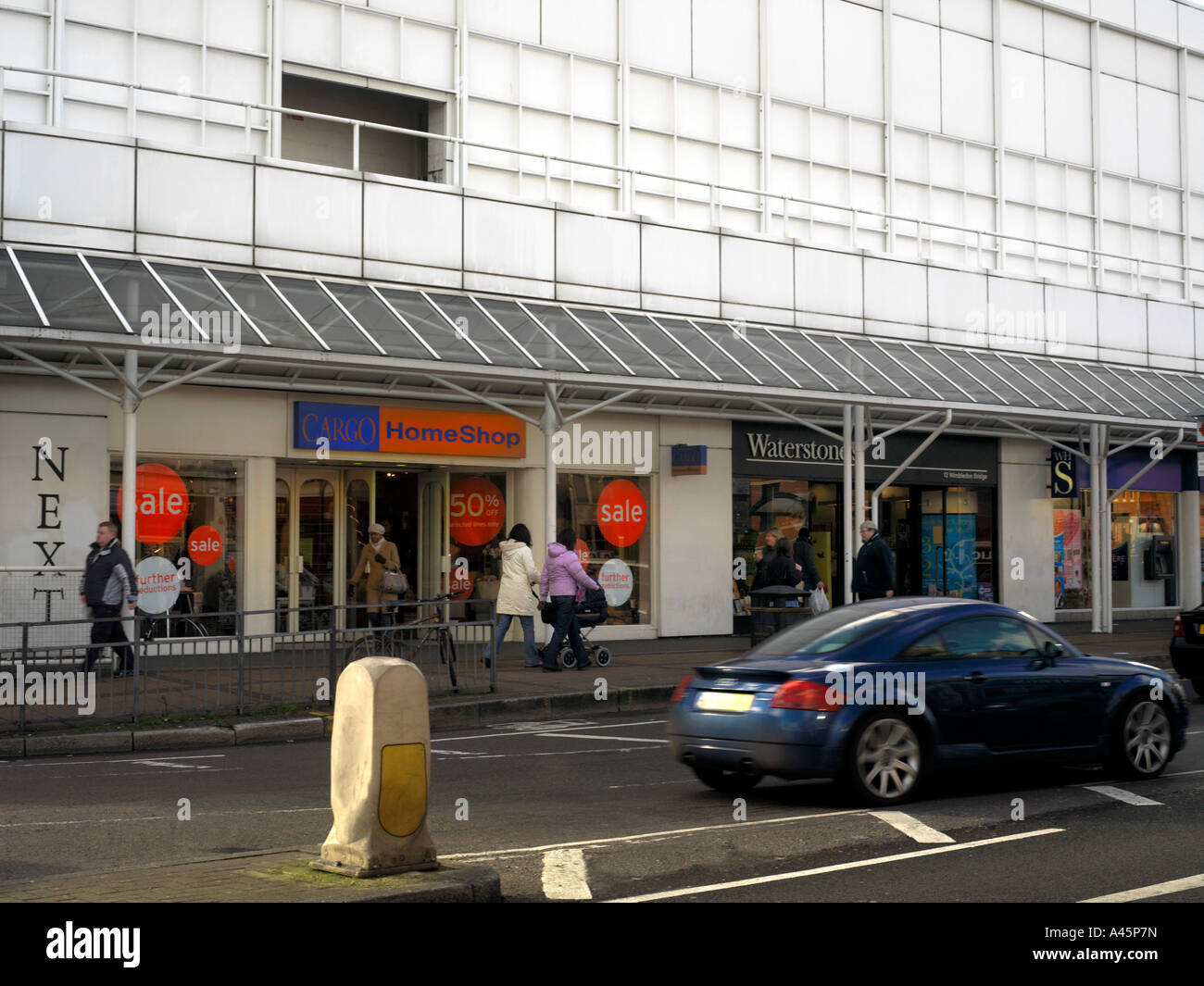 Shops Wimbledon Broadway London England Stock Photo - Alamy