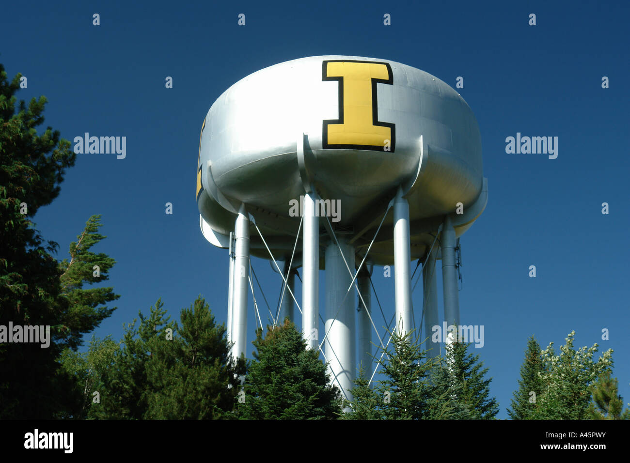 AJD56218, Moscow, ID, Idaho, University of Idaho, water tower Stock Photo - Alamy