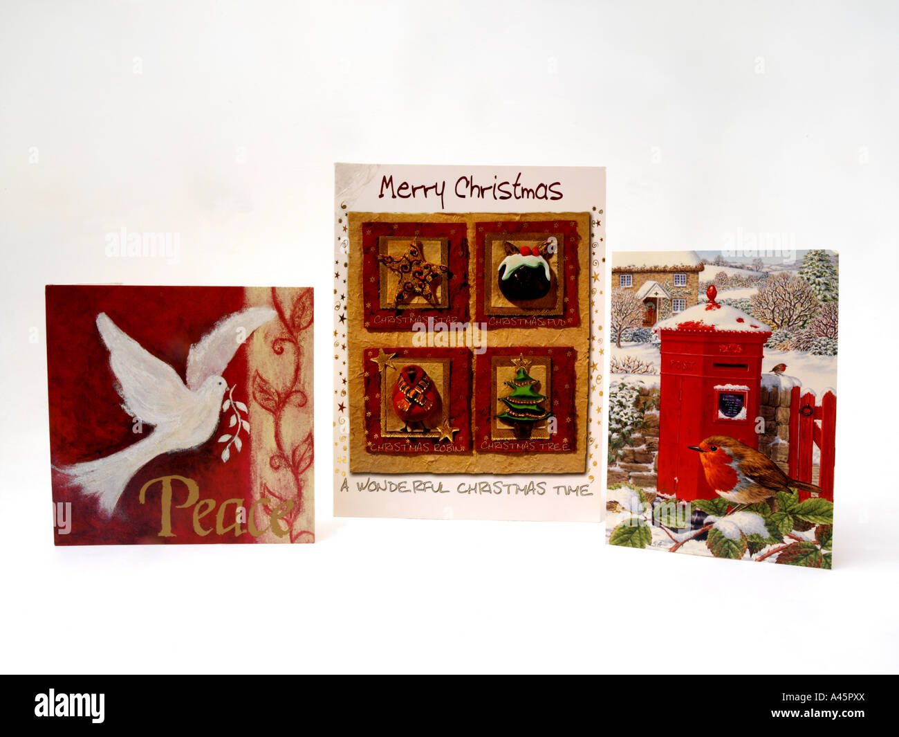 Traditional Christmas Cards Stock Photo - Alamy