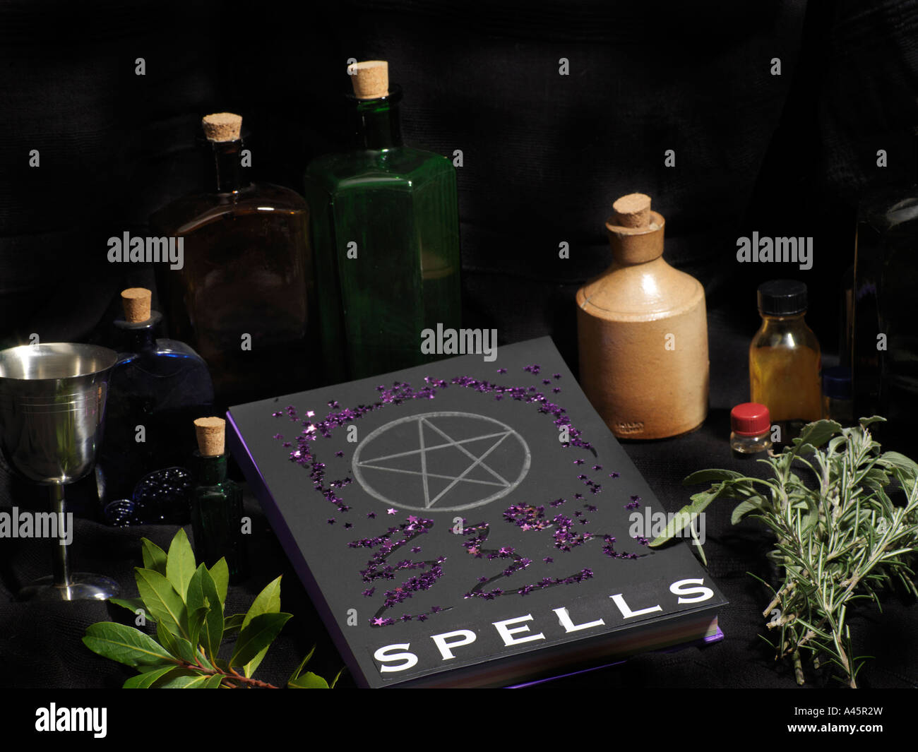 Spell book hi-res stock photography and images - Alamy