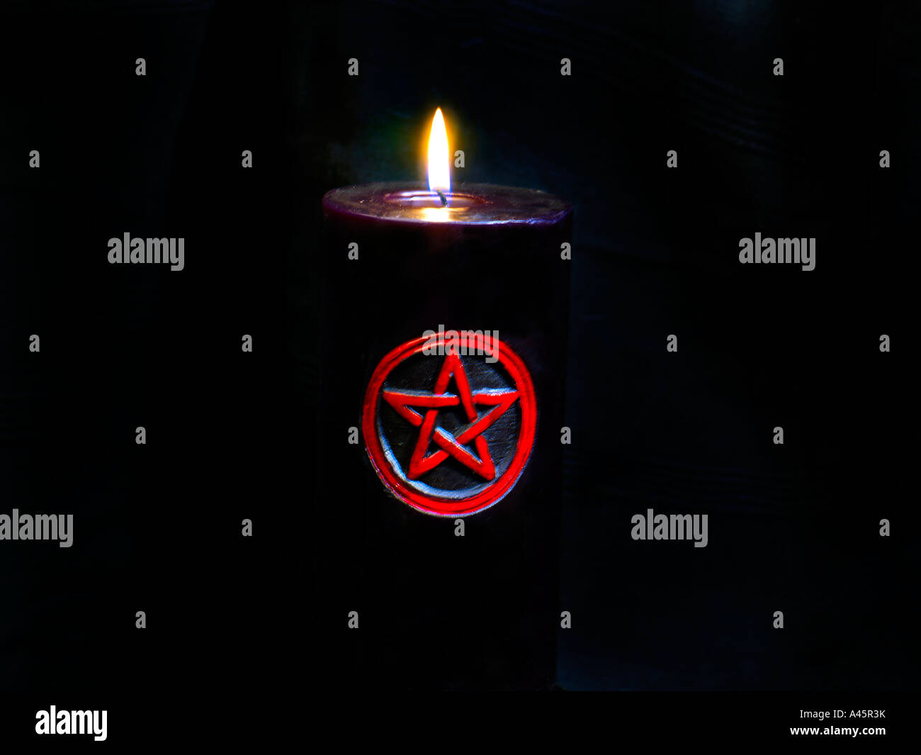 Red Pentacle High Resolution Stock Photography and Images - Alamy