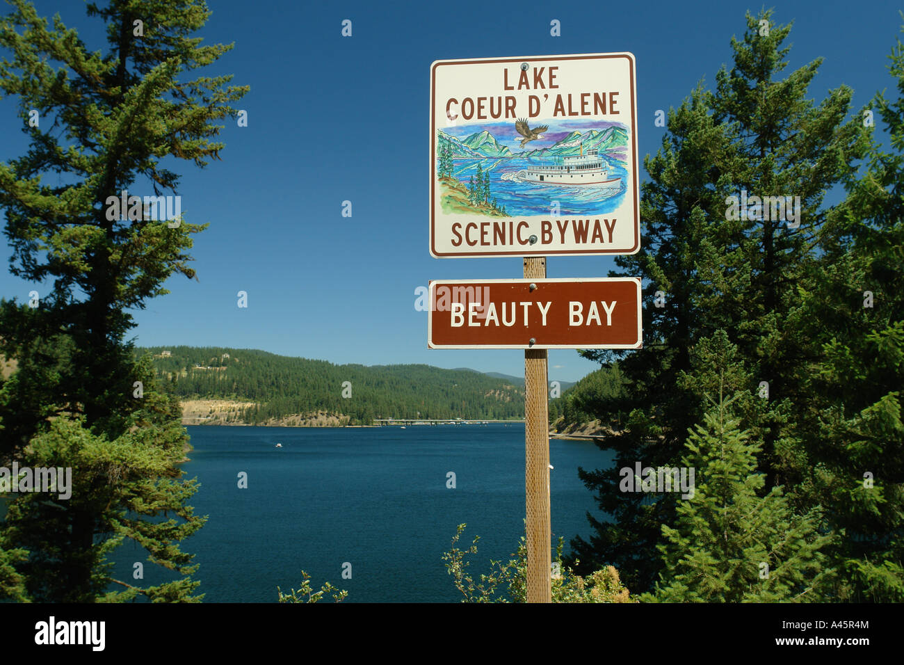 Beauty bay lake coeur d alene idaho hi-res stock photography and images ...