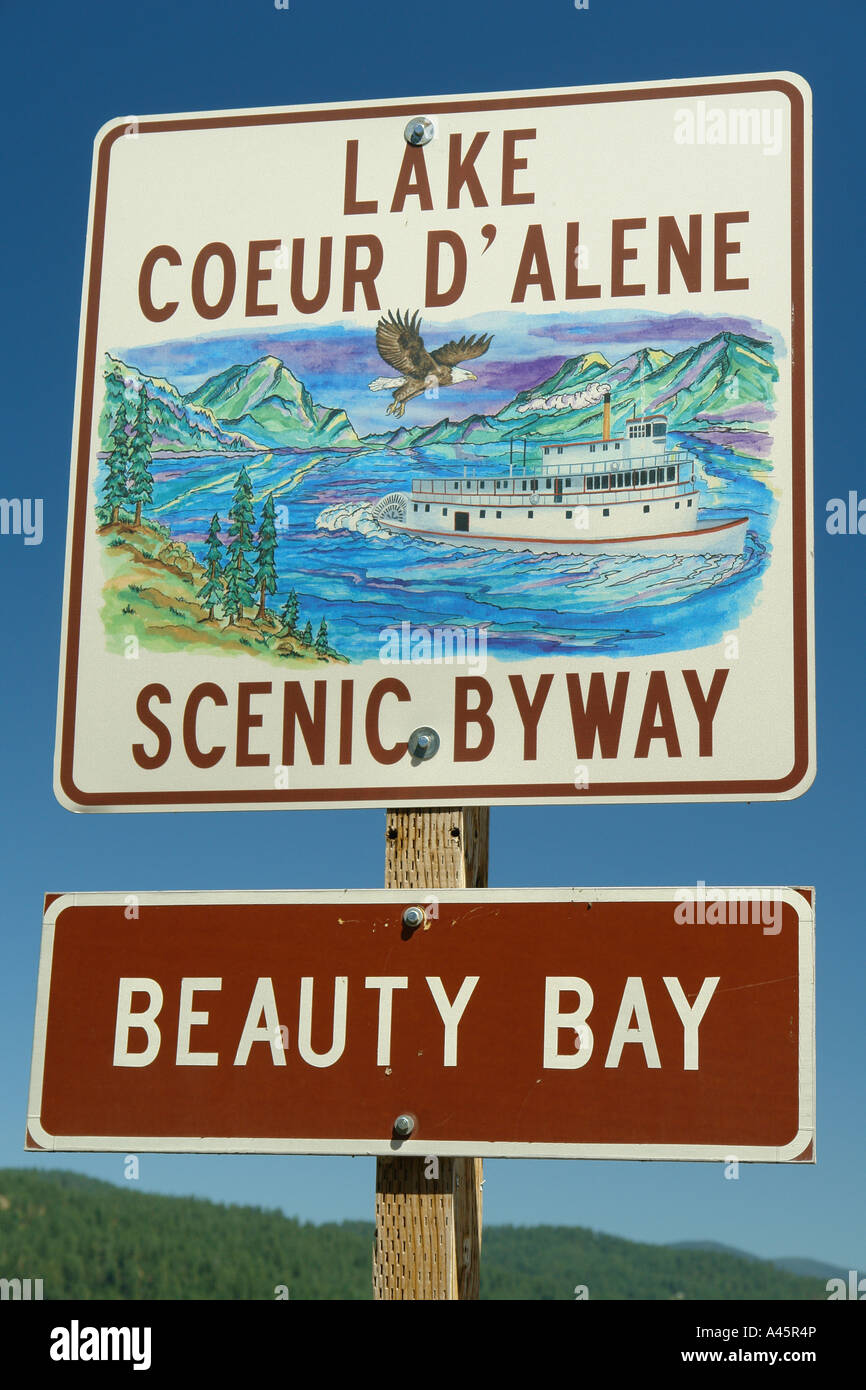 AJD56254, Harrison, ID, Idaho, Lake Coeur D' Alene Scenic Byway, Beauty ...